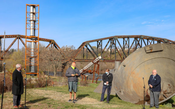 Ribbon-Cutting Ceremony Celebrates WindStax Wind Turbine — Rivers of Steel